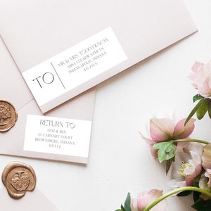 Wrap Around Address Label, Customize Address Label, Wrap Around Return ...