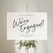 Customizable We're Engaged Welcome Sign Custom Engagement - Etsy