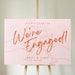 Customizable We're Engaged Welcome Sign Custom Engagement - Etsy