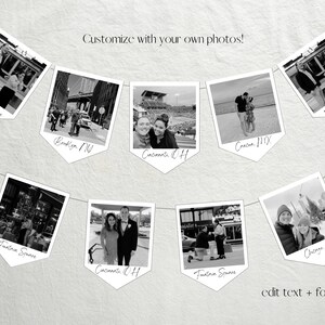 Personalized Photo Banner, Custom Photo Banner, Pennant Banner, Custom ...