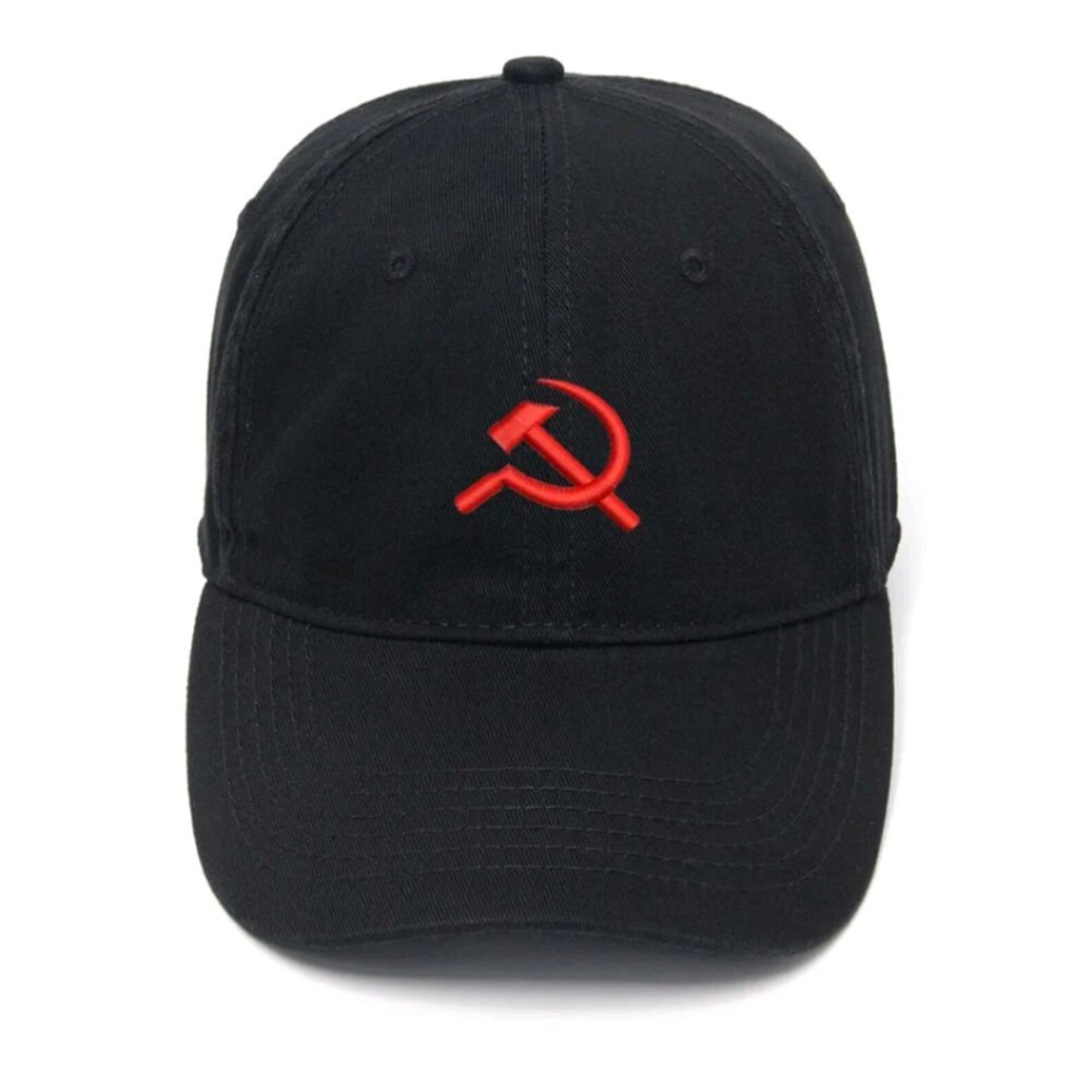 Men's Baseball Caps CCCP Communist Flag Embroidered Dad Hat Velcro Back ...
