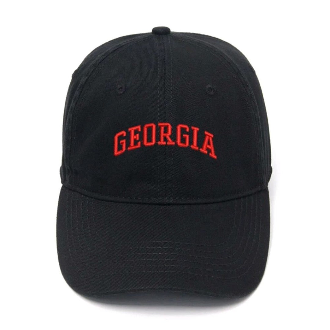 Georgia Embroidered Hat: Southern Charm, Peach State Pride, Comfortable ...