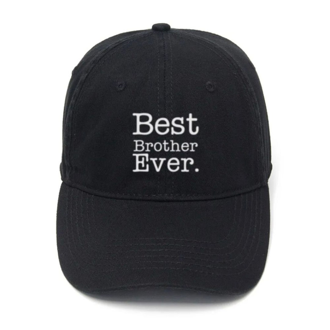 Best Brother Ever: Velcro Back Hat - Celebrate Bond, Elevate Style - Etsy