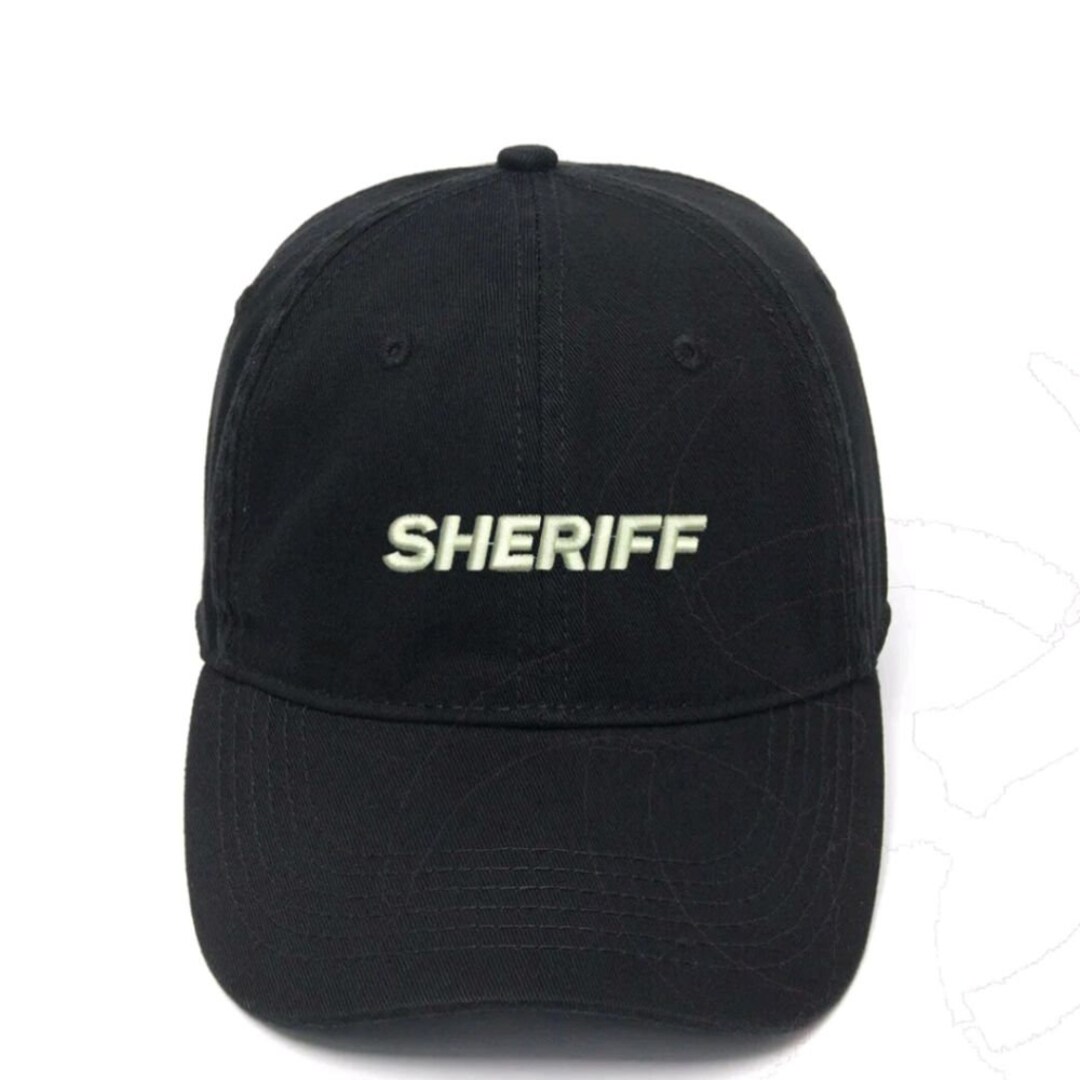 Men's Baseball Caps Sheriff Embroidered Dad Hat Embroidery Hat - Etsy