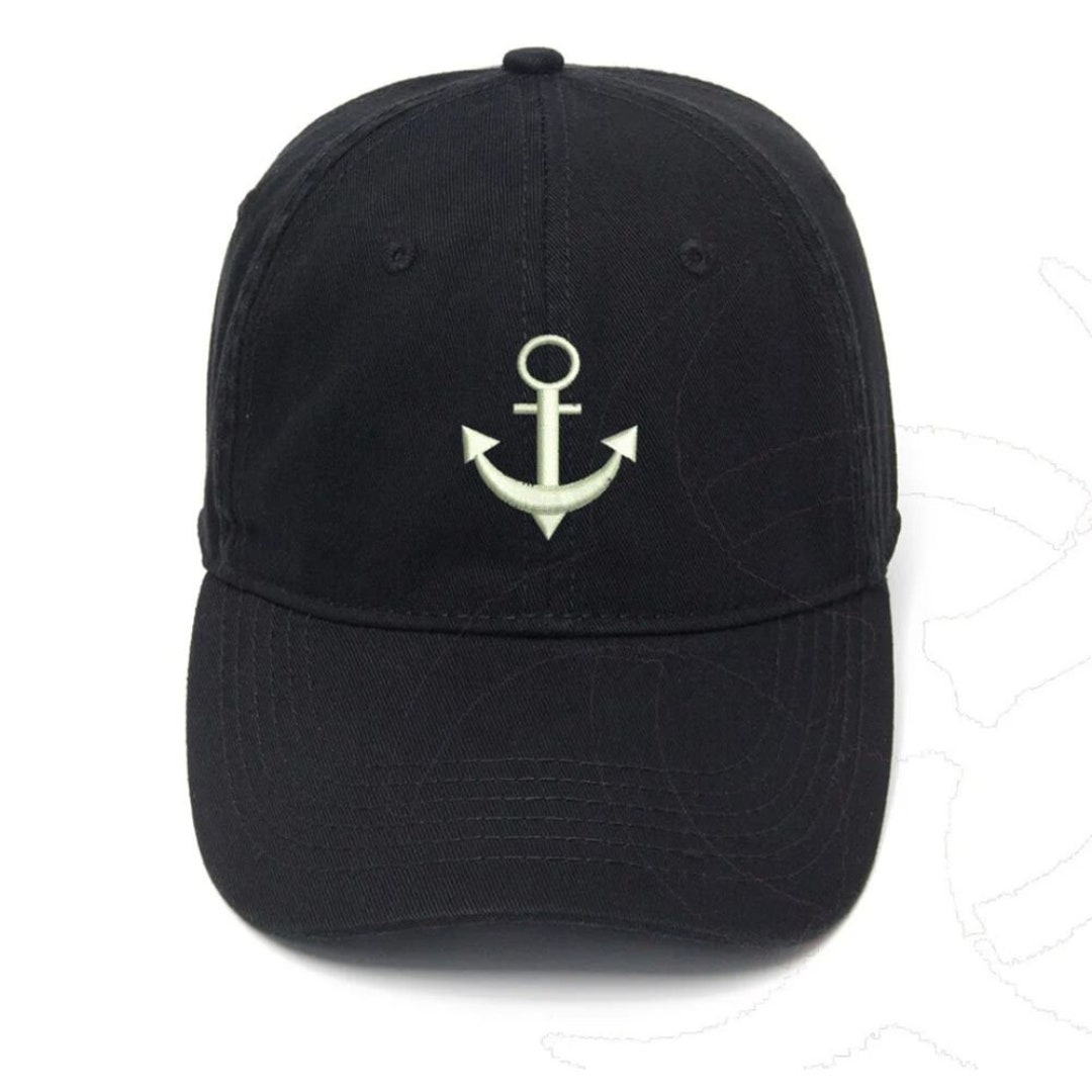 Men's Baseball Caps Boat Anchor Embroidered Dad Hat Embroidery Hat - Etsy
