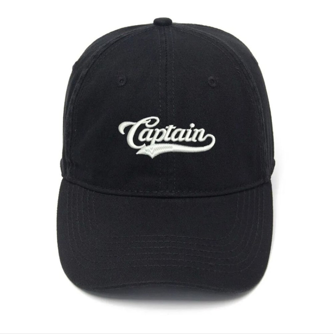 Captain's Crest: Hook and Loop Hat, Embroidered Nautical Elegance for ...