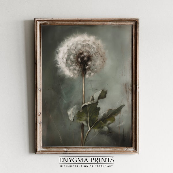 Dandelion Painting - Etsy