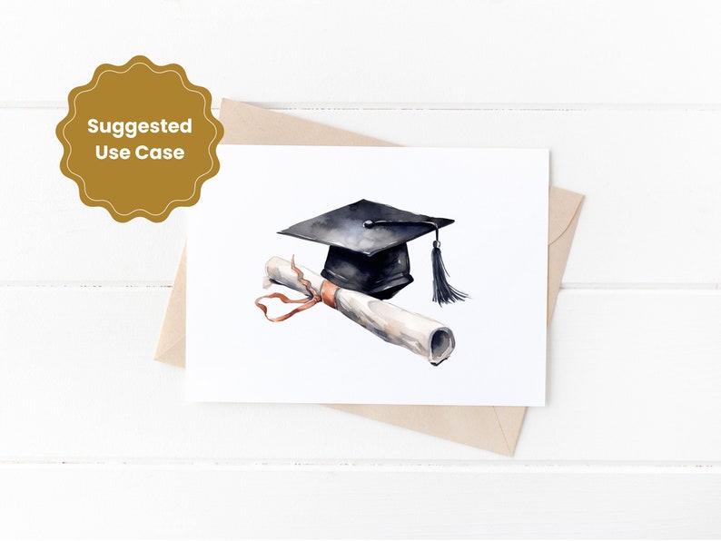 Graduation Day Clipart Megabundle Watercolor Rainbow Animated - Etsy