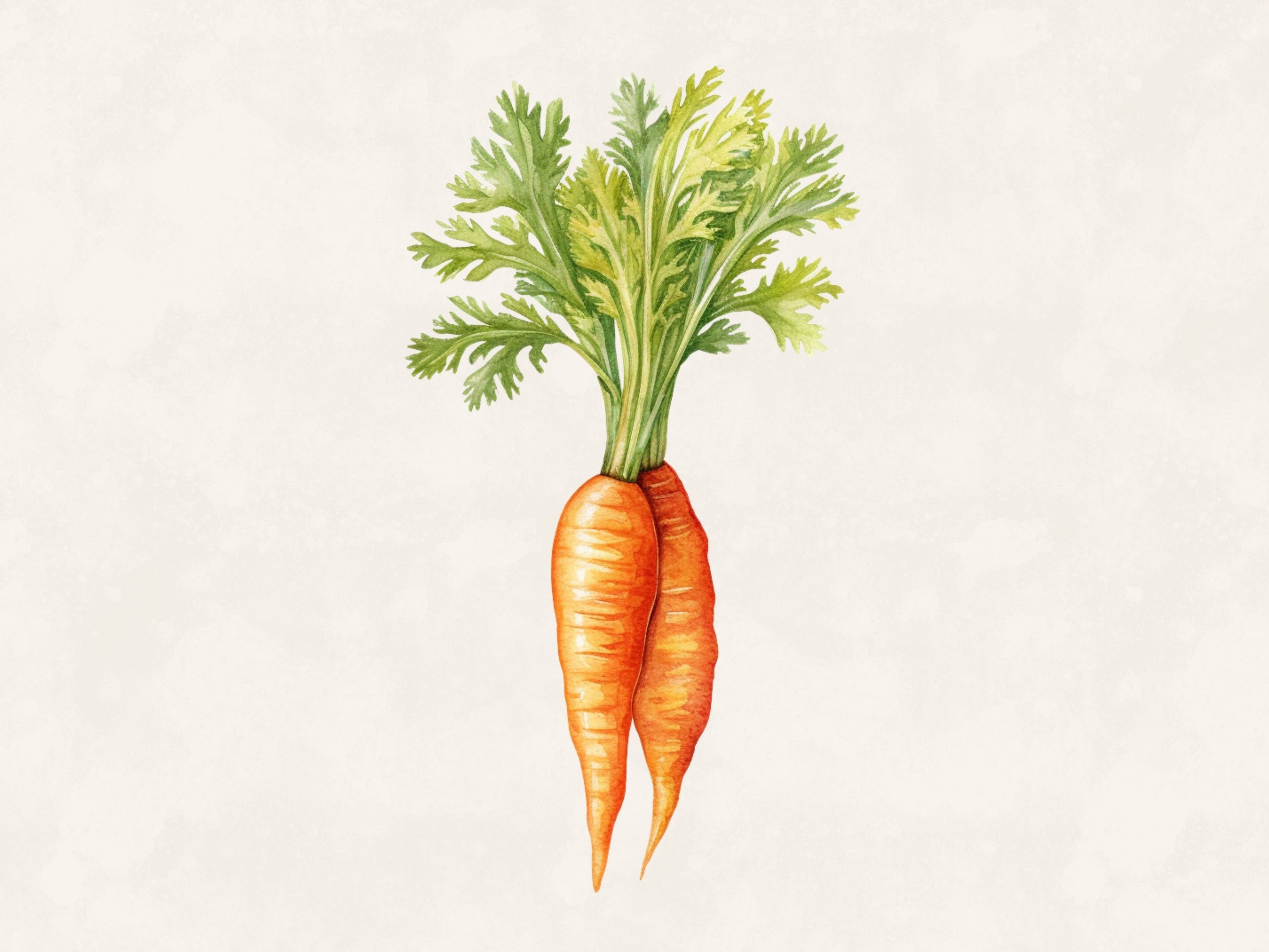 Carrot Food Clipart Watercolor Illustration PNG Files Commercial Use ...