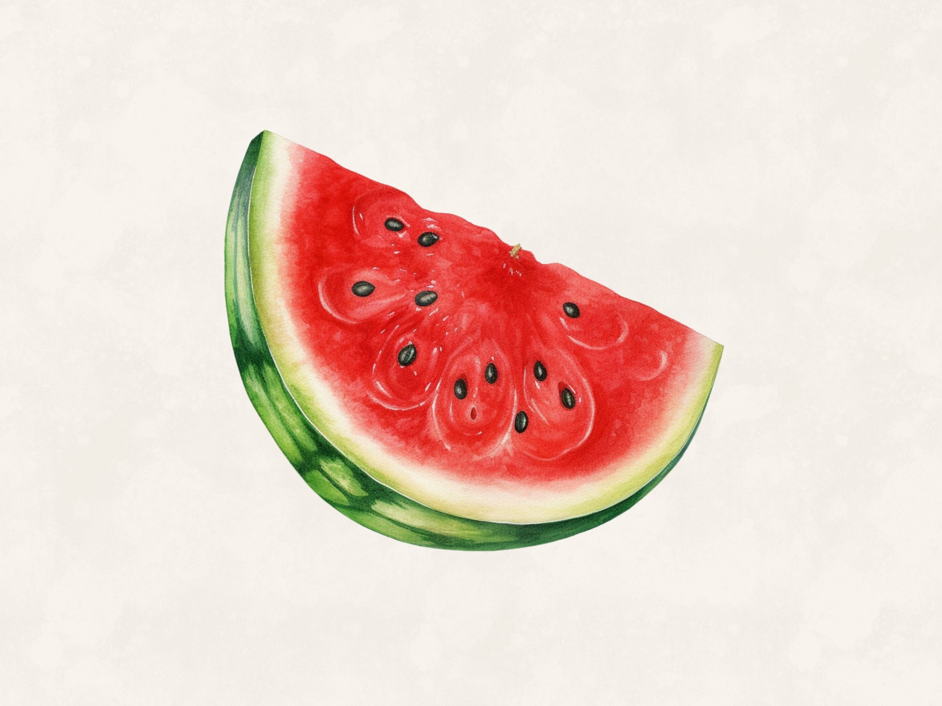 Watermelon Slice Clipart Bundle Commercial Use Watercolor Watermelon ...