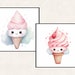 Cute Snow Cone Clipart Watercolor Illustration Nursery Clipart ...