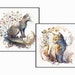 9 Magic Cat Print Art Enchanted Cat Illustration Commercial Use ...