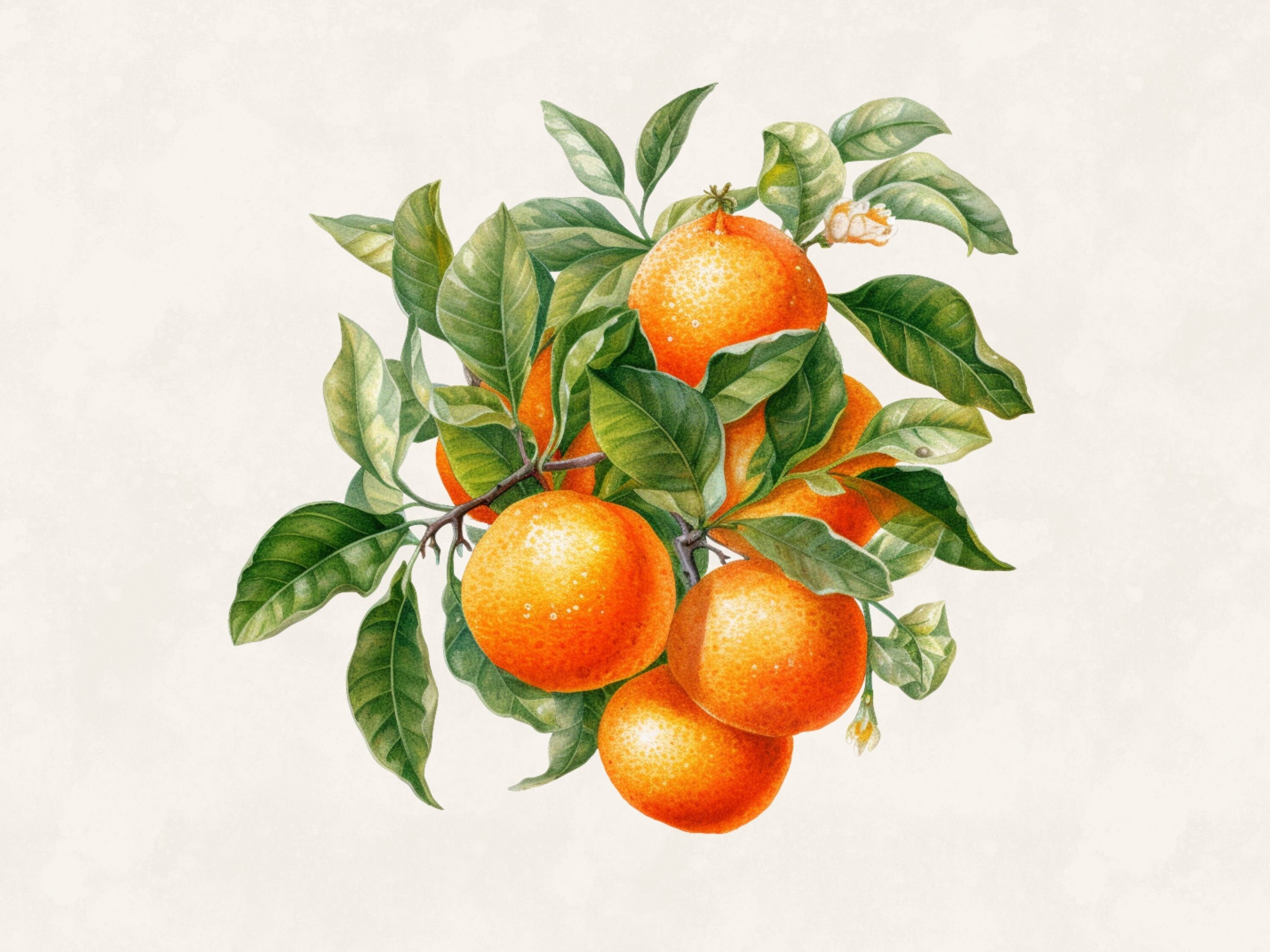 Orange Clipart Bundle Commercial Use Watercolor Oranges - Etsy