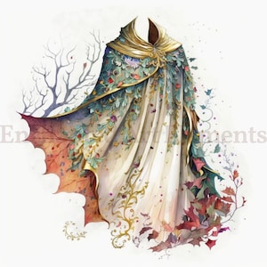 Magic Cape Print Art Magic Cape Illustration Commercial Use Watercolor ...