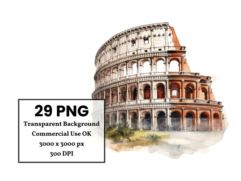 Ultimate Famous Landmarks Clipart Bundle Commercial Use - Etsy