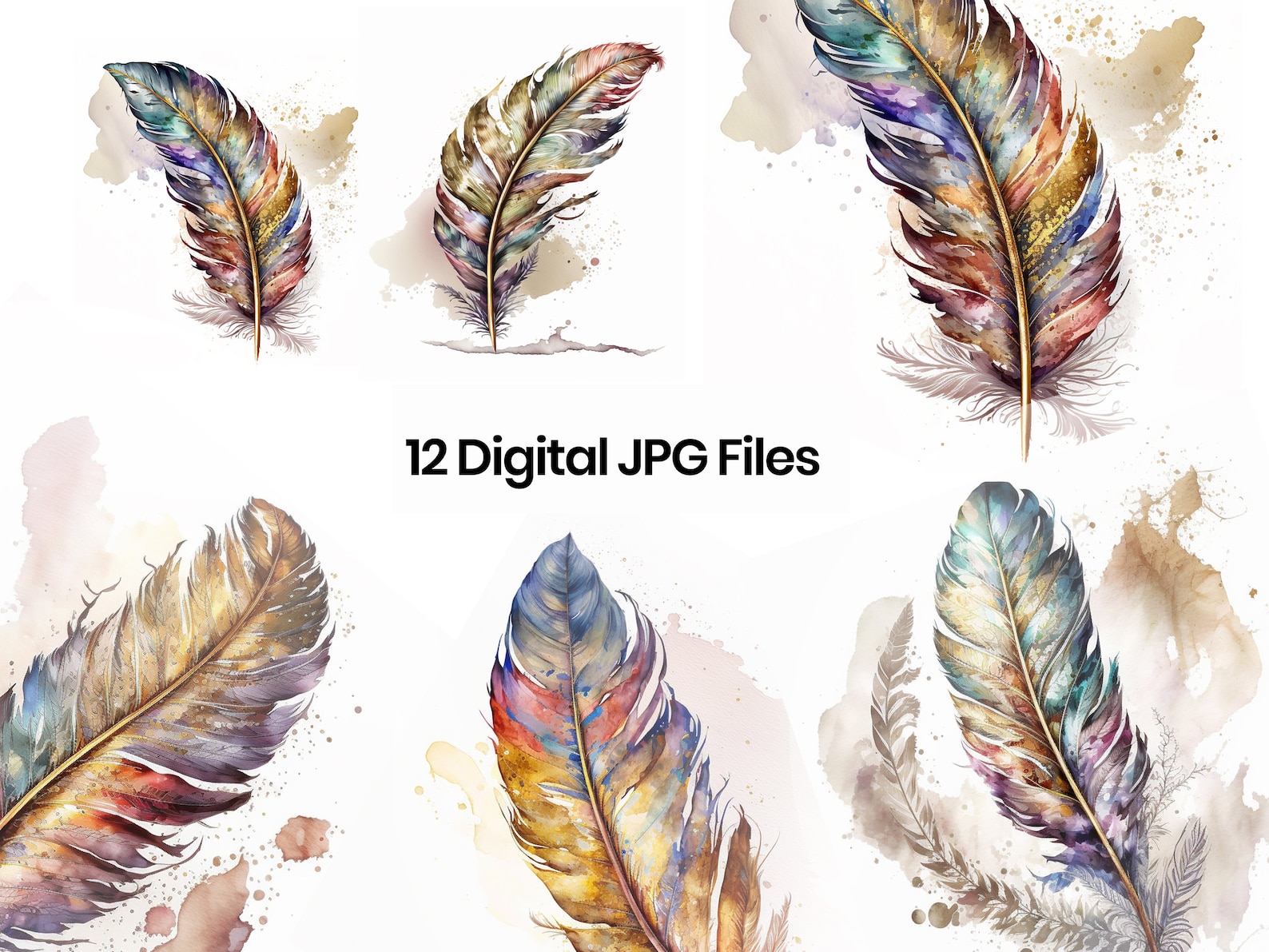 Enchanted Feather Art Prints Commercial Use Feather - Etsy