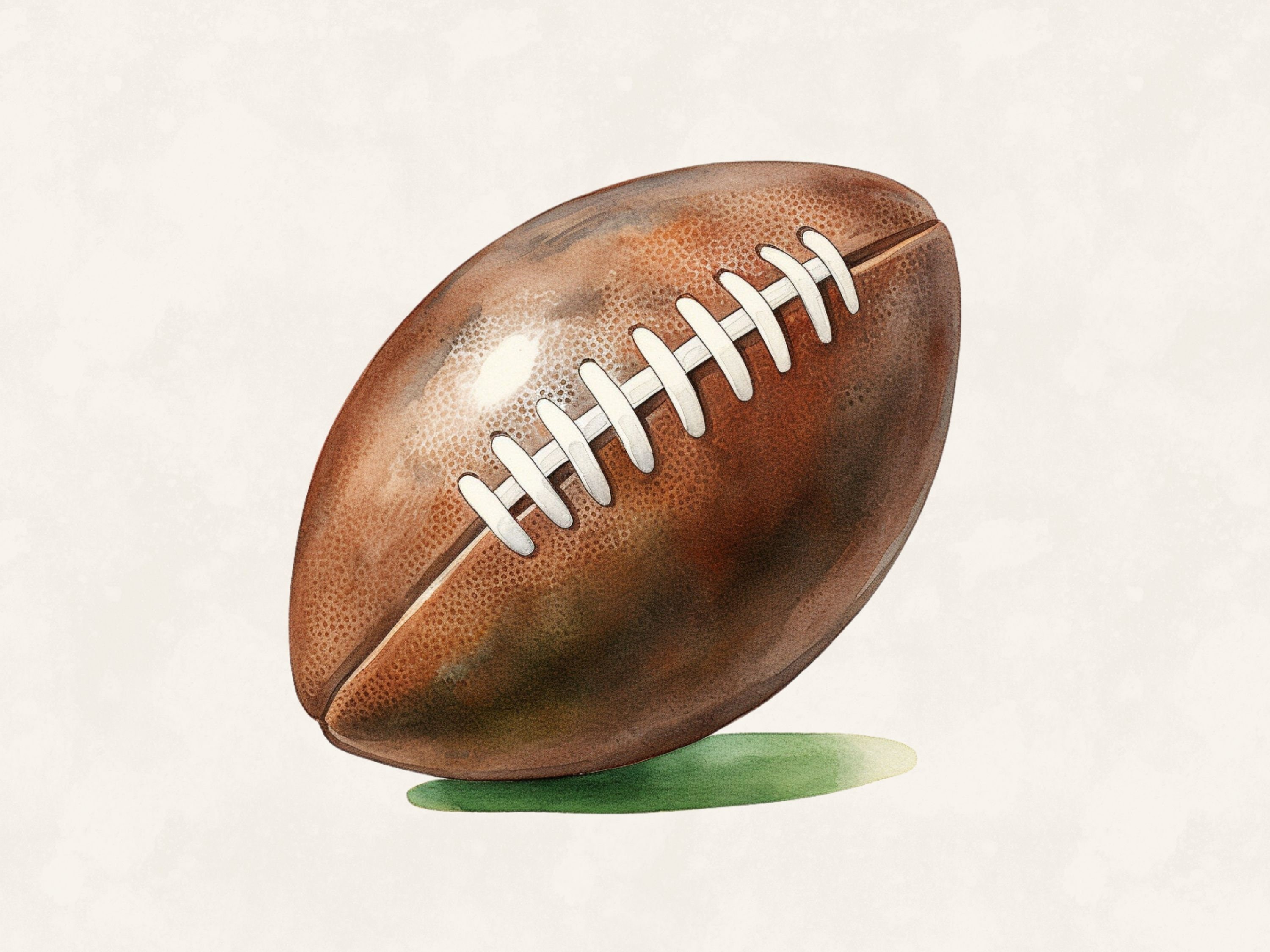 American Football Clipart Bundle Commercial Use Watercolor - Etsy