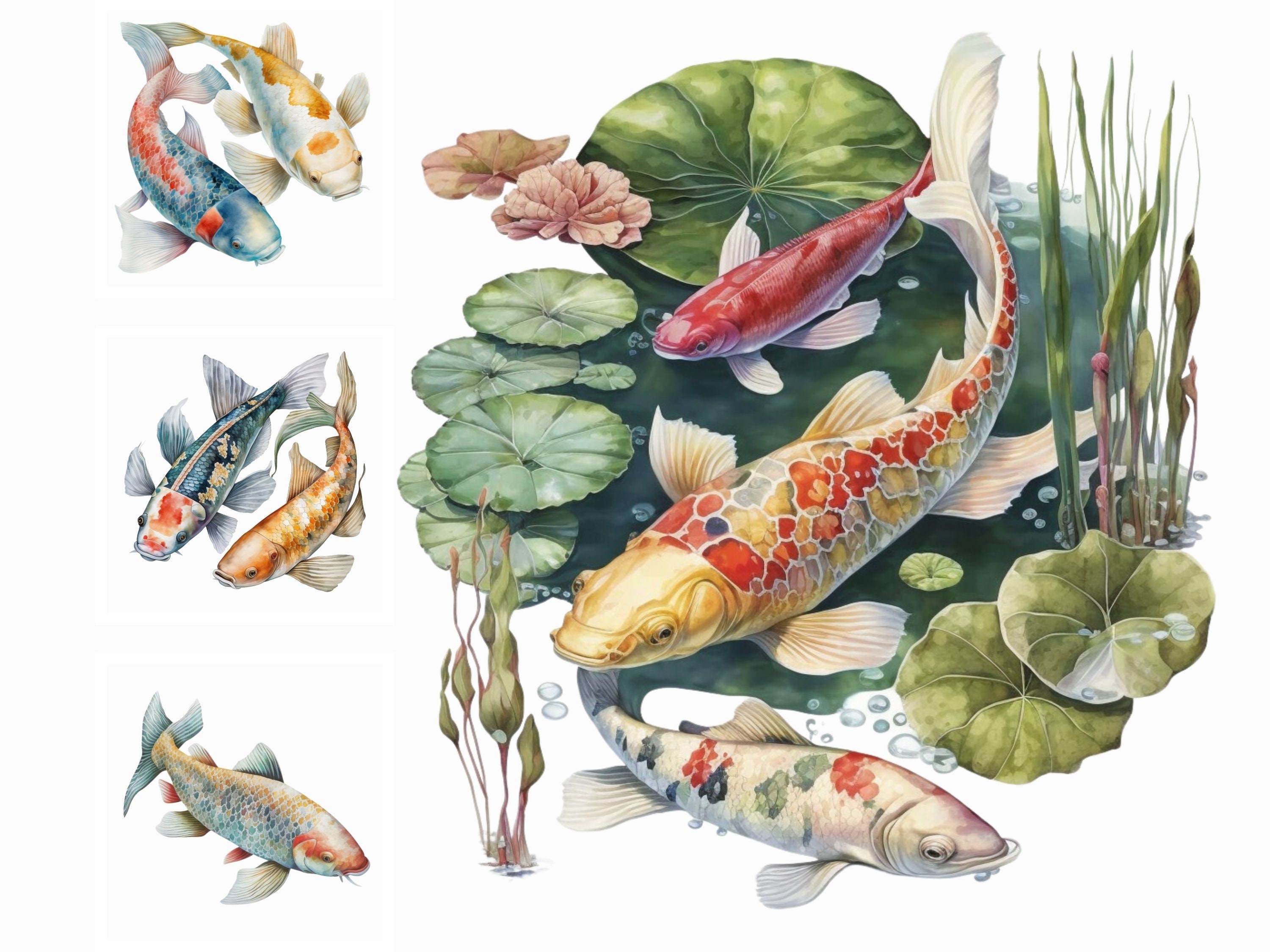 Pond Fish Clipart