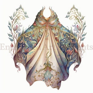 Magic Cape Print Art Magic Cape Illustration Commercial Use Watercolor ...