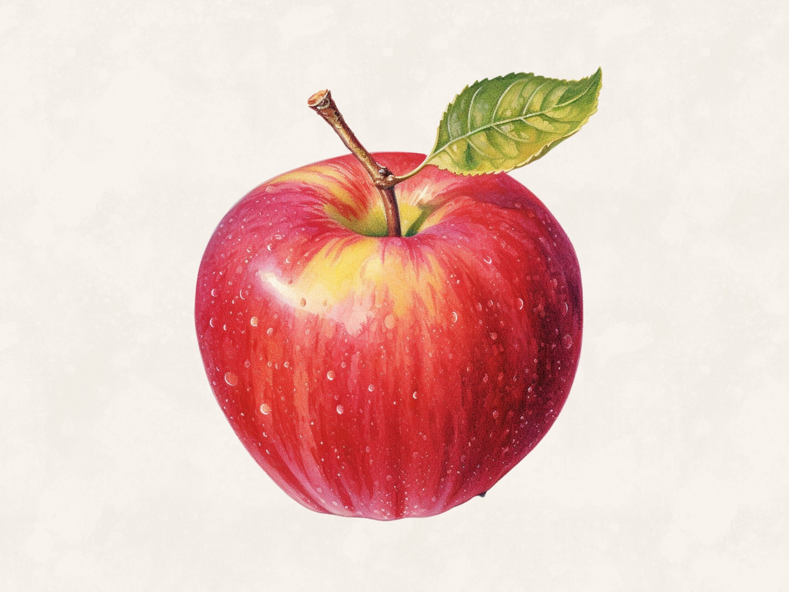 Apple Clipart Bundle Commercial Use Watercolor Apples Digital Design ...