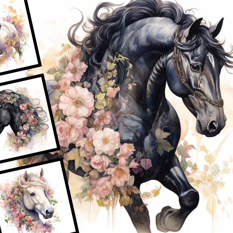 Horse Clip Art - Etsy