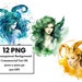 Zodiac Clipart Bundle Commercial Use Watercolor Zodiac Sign Digital ...