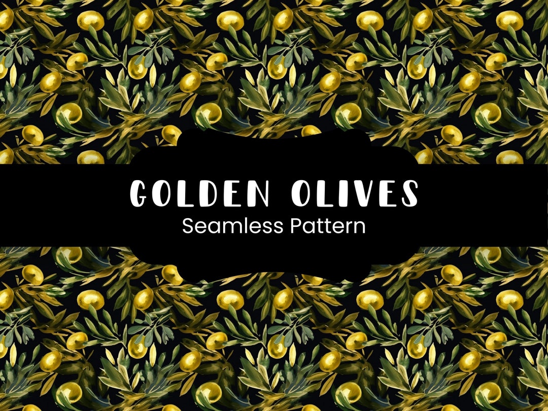 Olives Downloadable Paper for Commercial Use Watercolor Australian ...