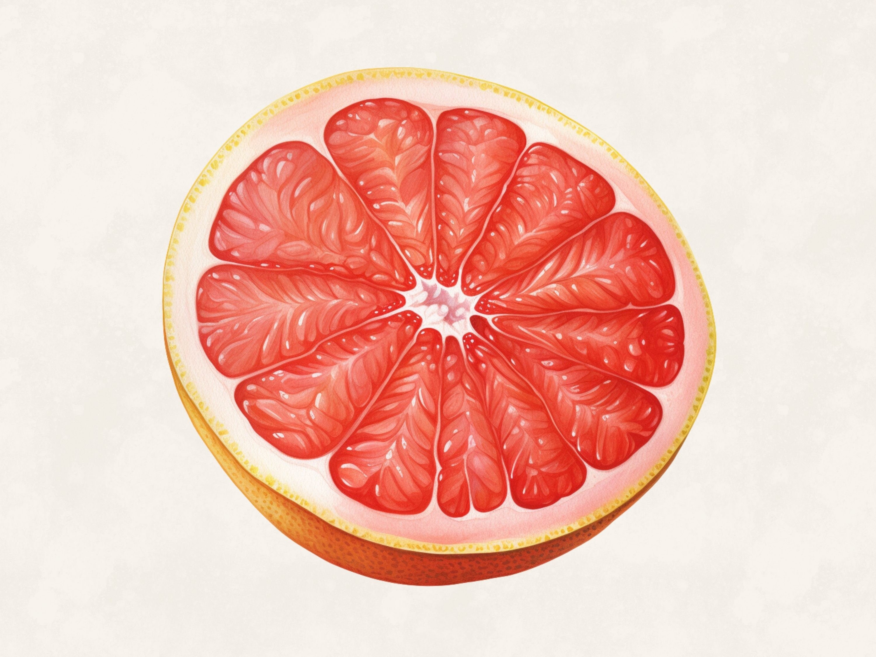 Grapefruit Clipart Bundle Commercial Use Watercolor Grapefruit - Etsy