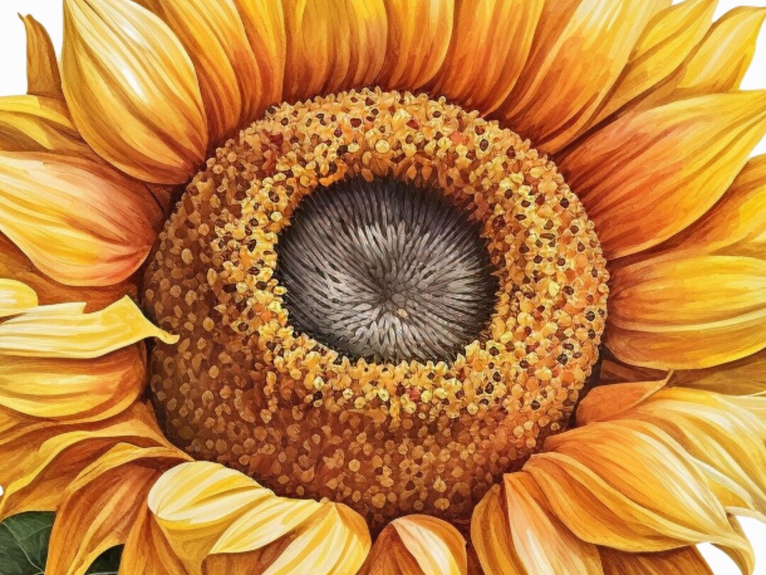 5 Sunflowers Watercolor Clipart Bundle, Commercial Use Allowed, Digital Design Bundle, Collage ...