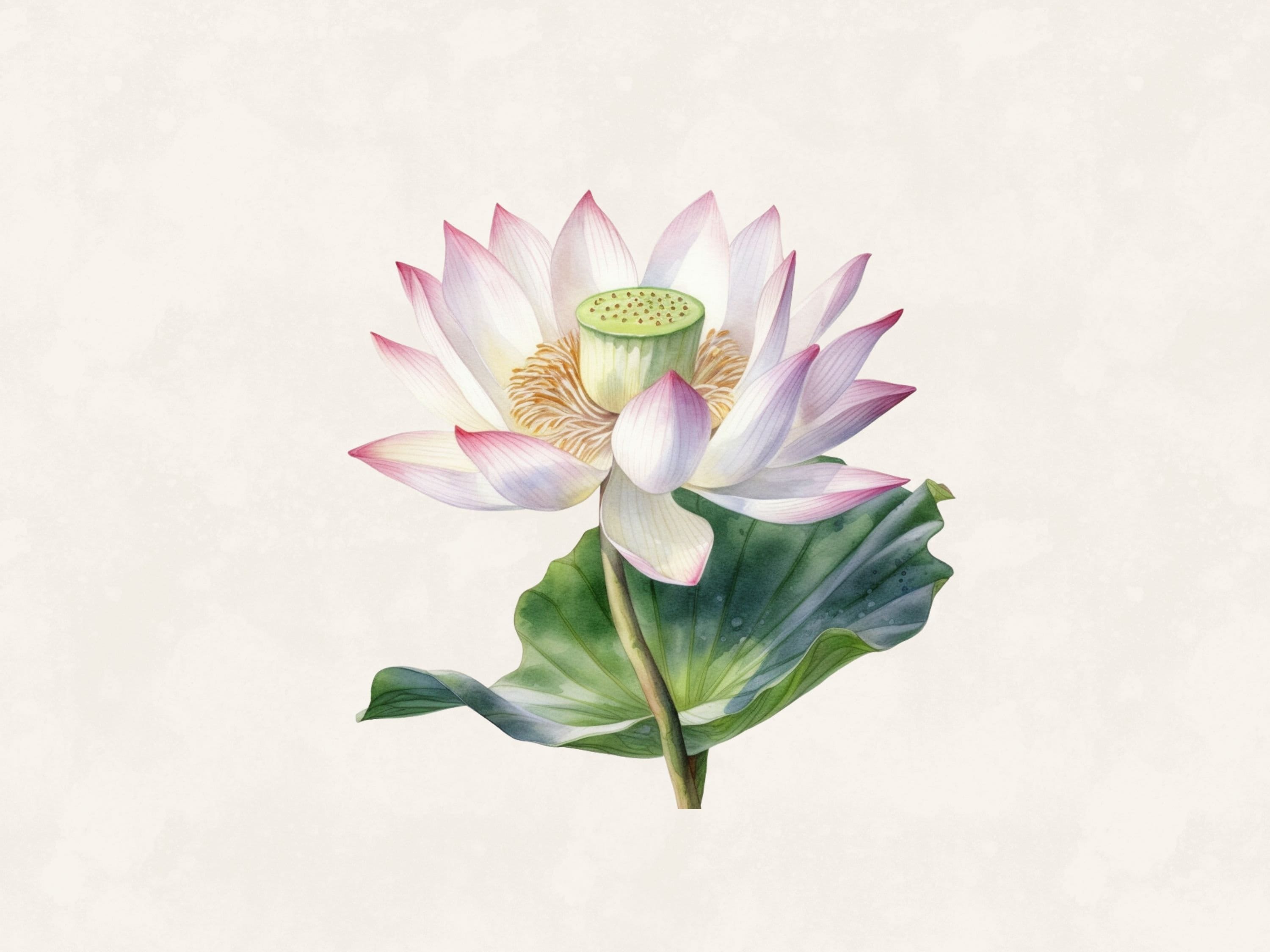 5 Lotus Flower Watercolor Clipart Bundle Wedding Invitations - Etsy UK