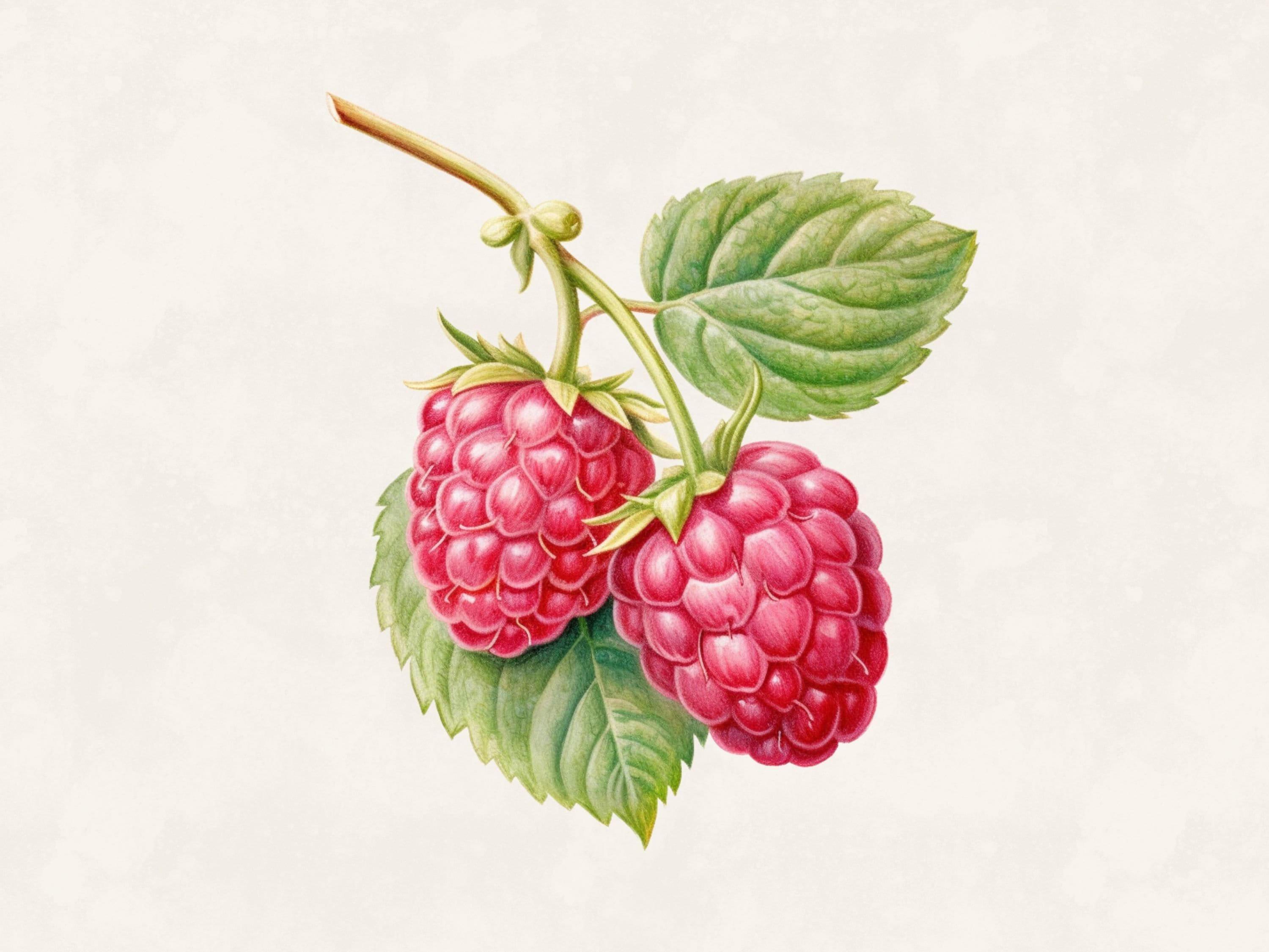 Raspberries Clipart Bundle Commercial Use Watercolor Raspberry - Etsy