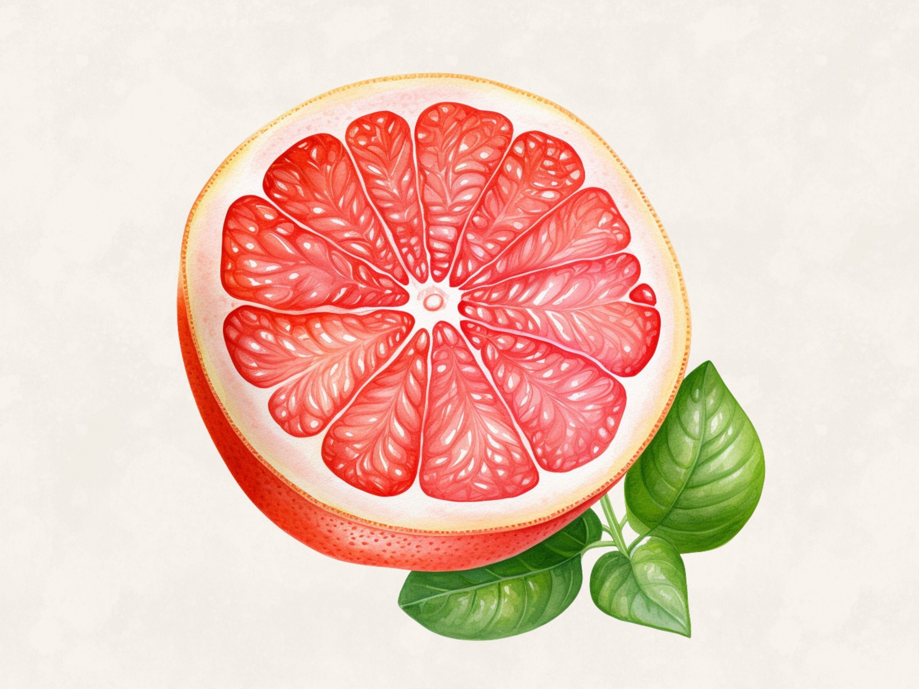 Grapefruit Clipart Bundle Commercial Use Watercolor Grapefruit - Etsy