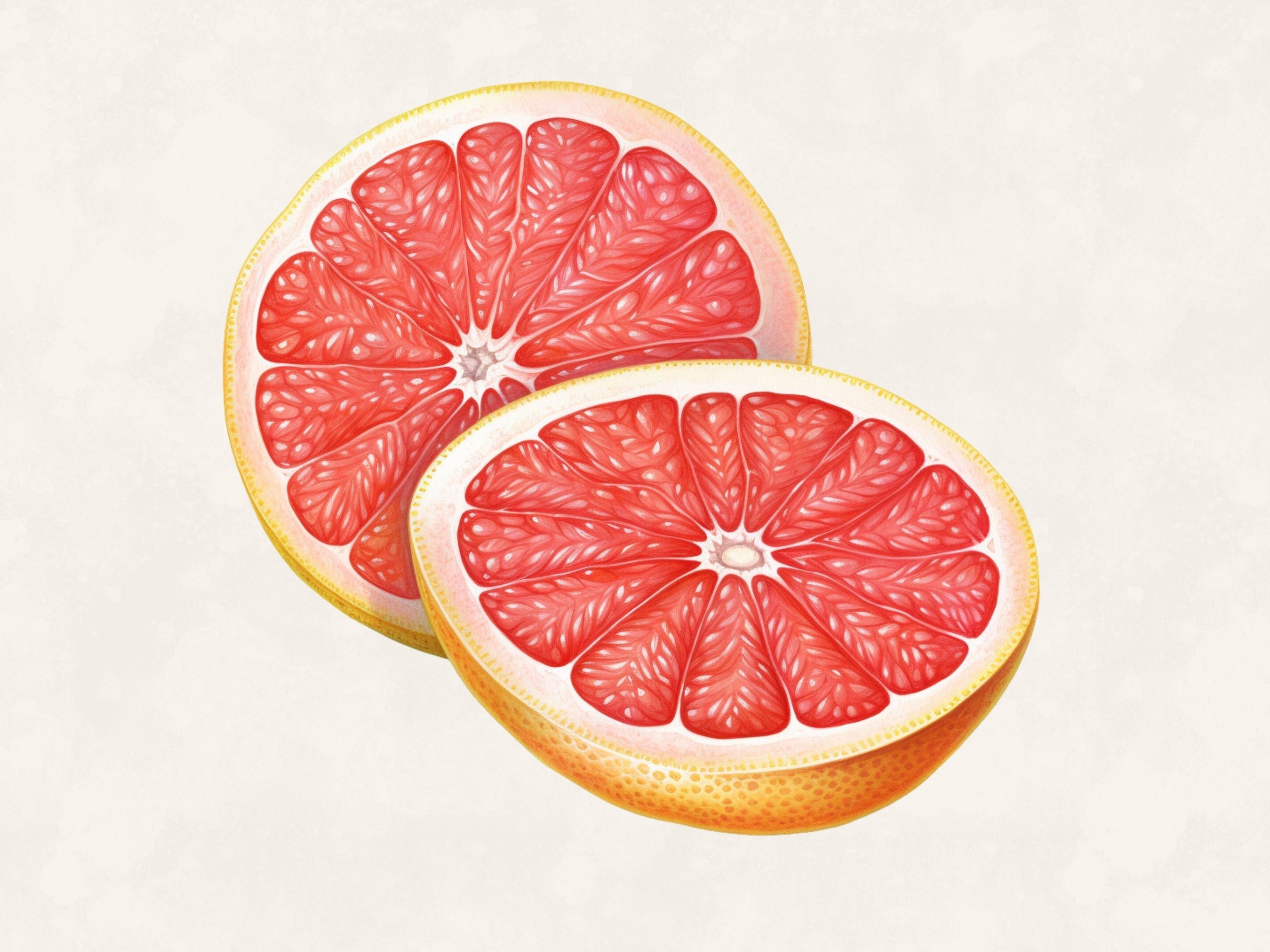 Grapefruit Clipart Bundle Commercial Use Watercolor Grapefruit - Etsy