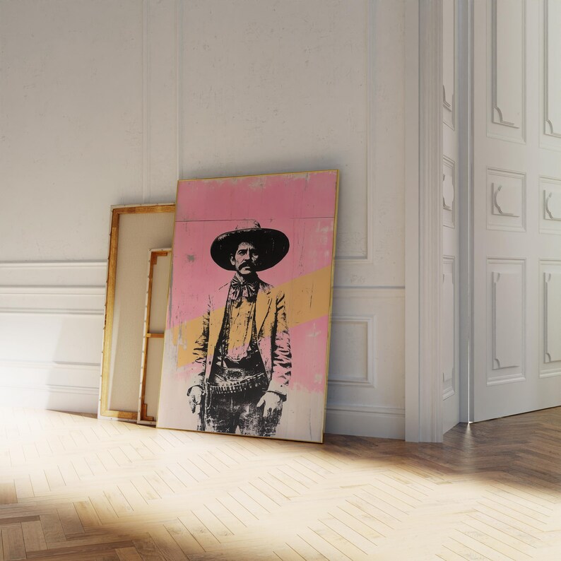 Señor Cowboy Art Print • Western Aesthetic Decor • Southwest Wall Art ...