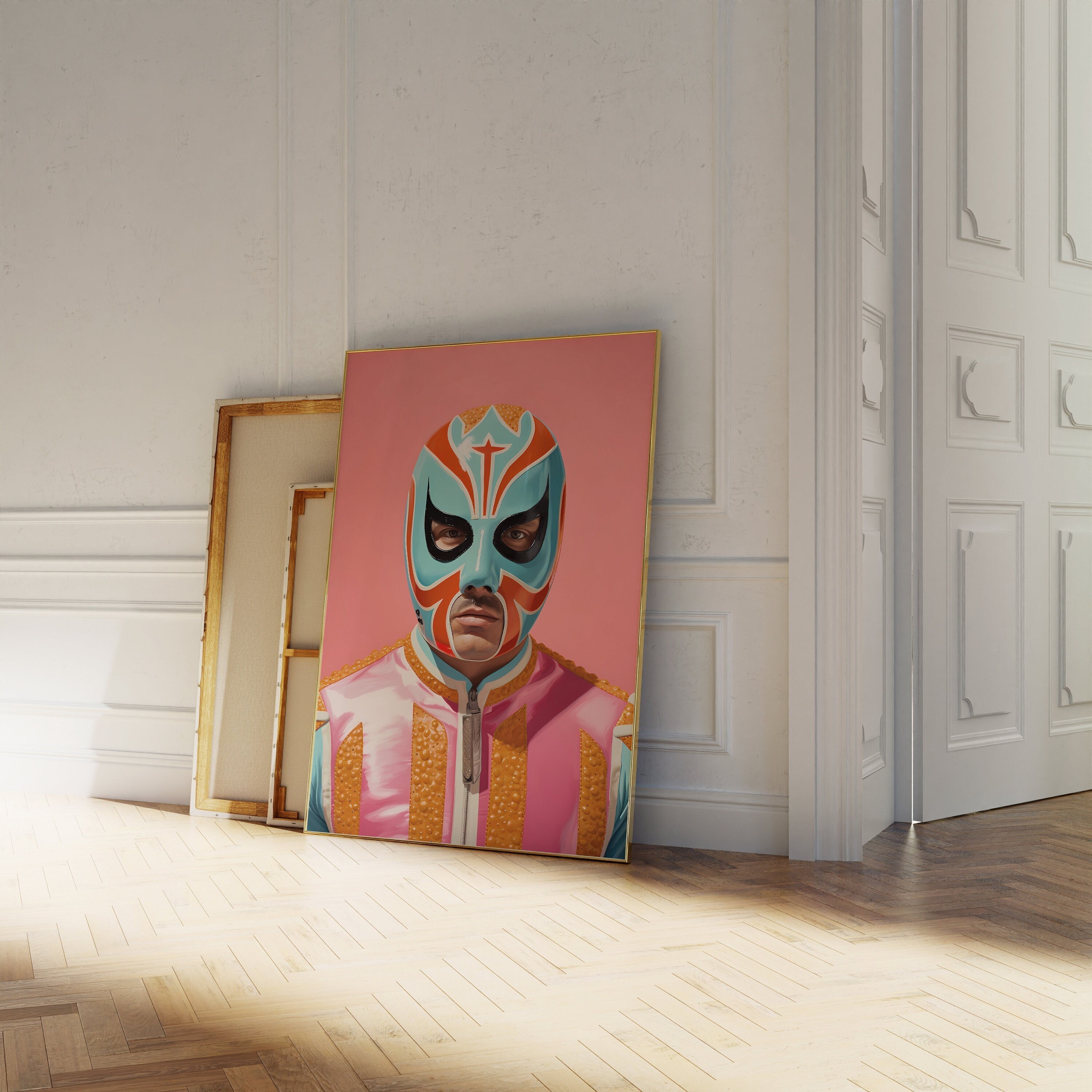 Lucha Libre Art Print Luchador Printable Wall Art Housewarming Gift ...