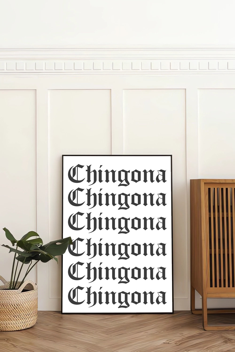 Chingona Art Print, Chingona Vibes Wall Decor, Digital Download - Etsy