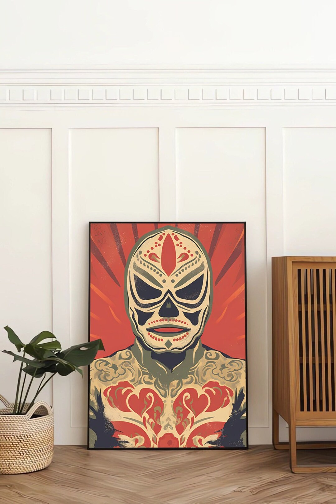 Lucha Libre Art Print, Digital Download, Printable Wall Art ...