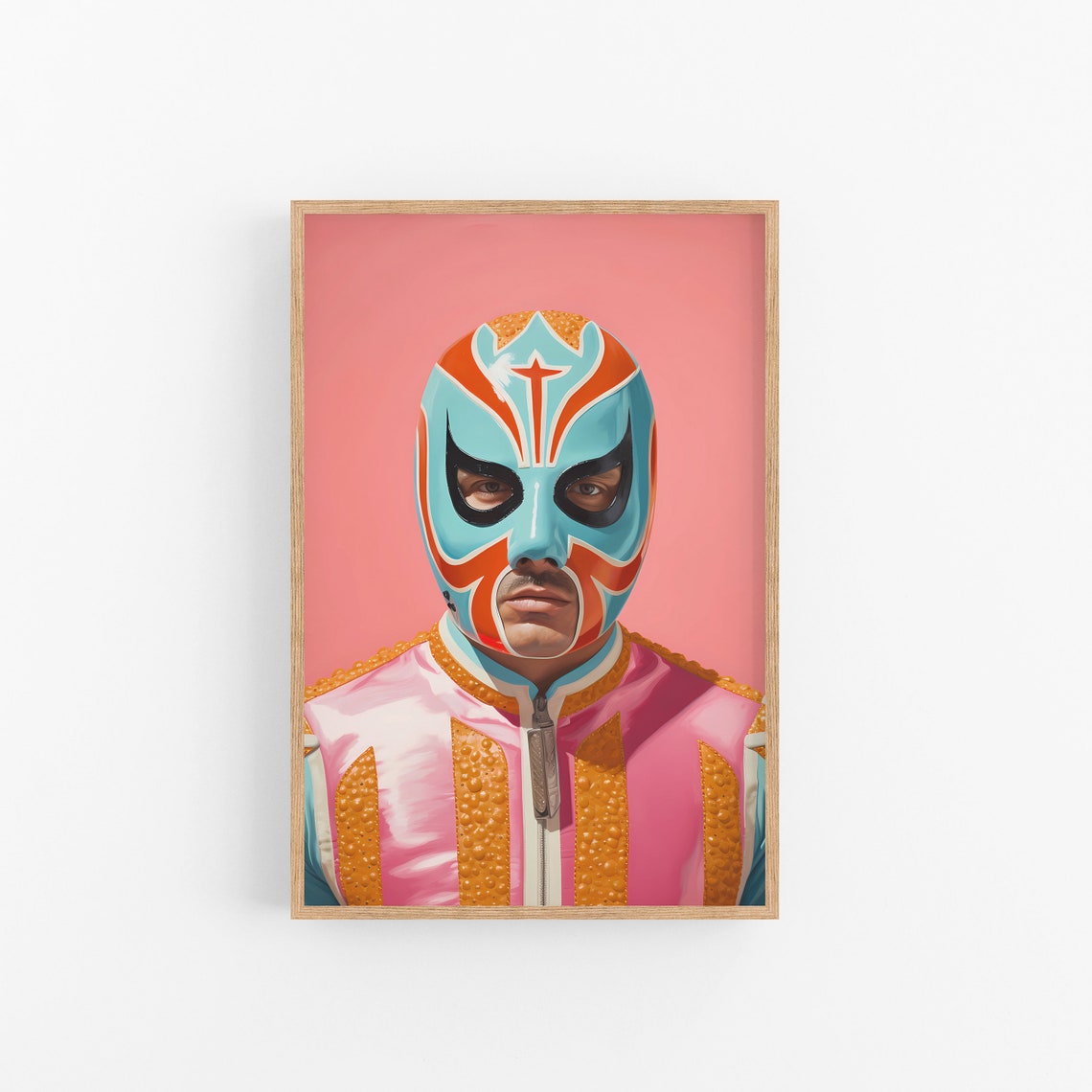 Lucha Libre Art Print Luchador Printable Wall Art Housewarming Gift ...