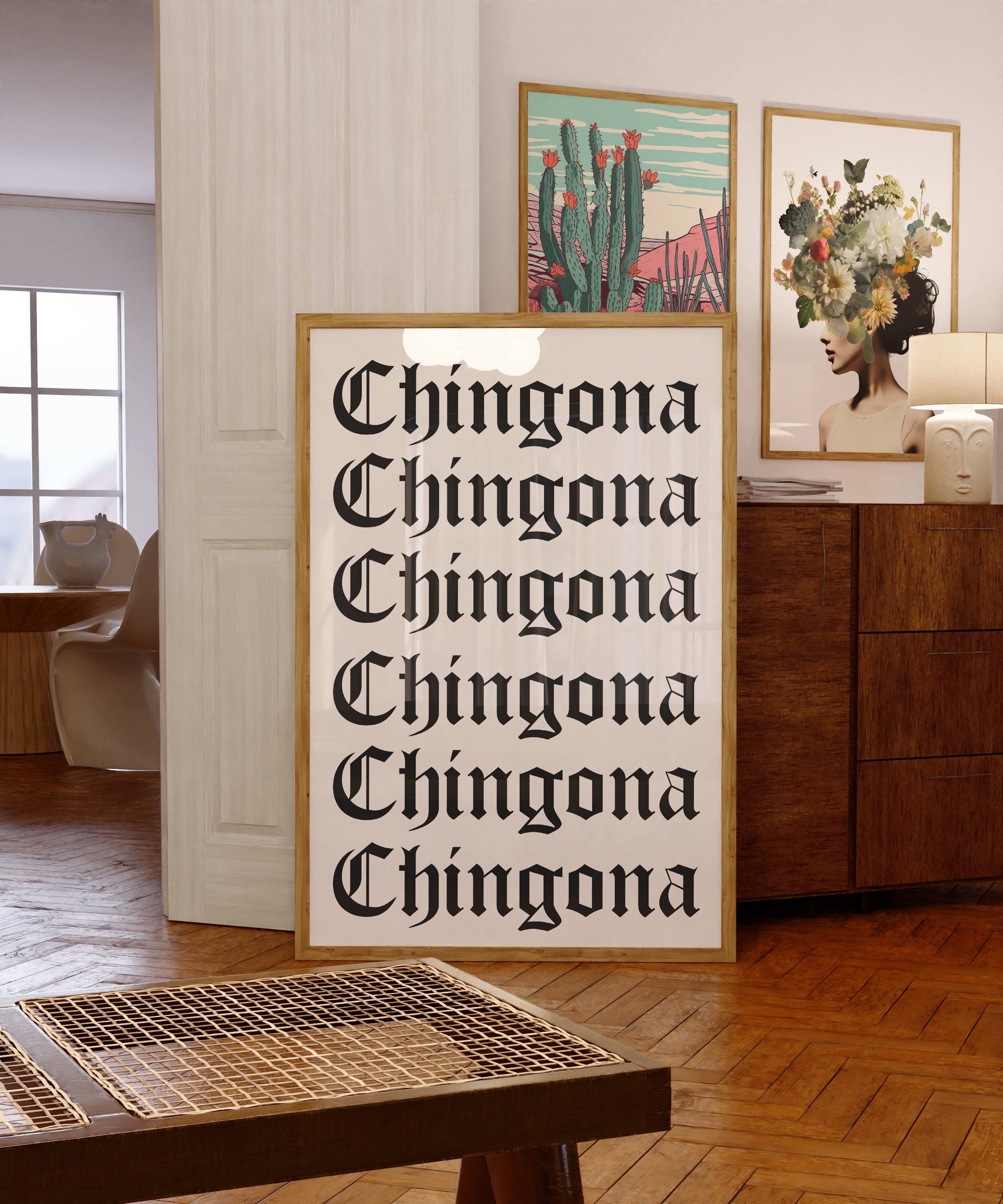 Chingona Art Print, Chingona Vibes Wall Decor, Digital Download - Etsy