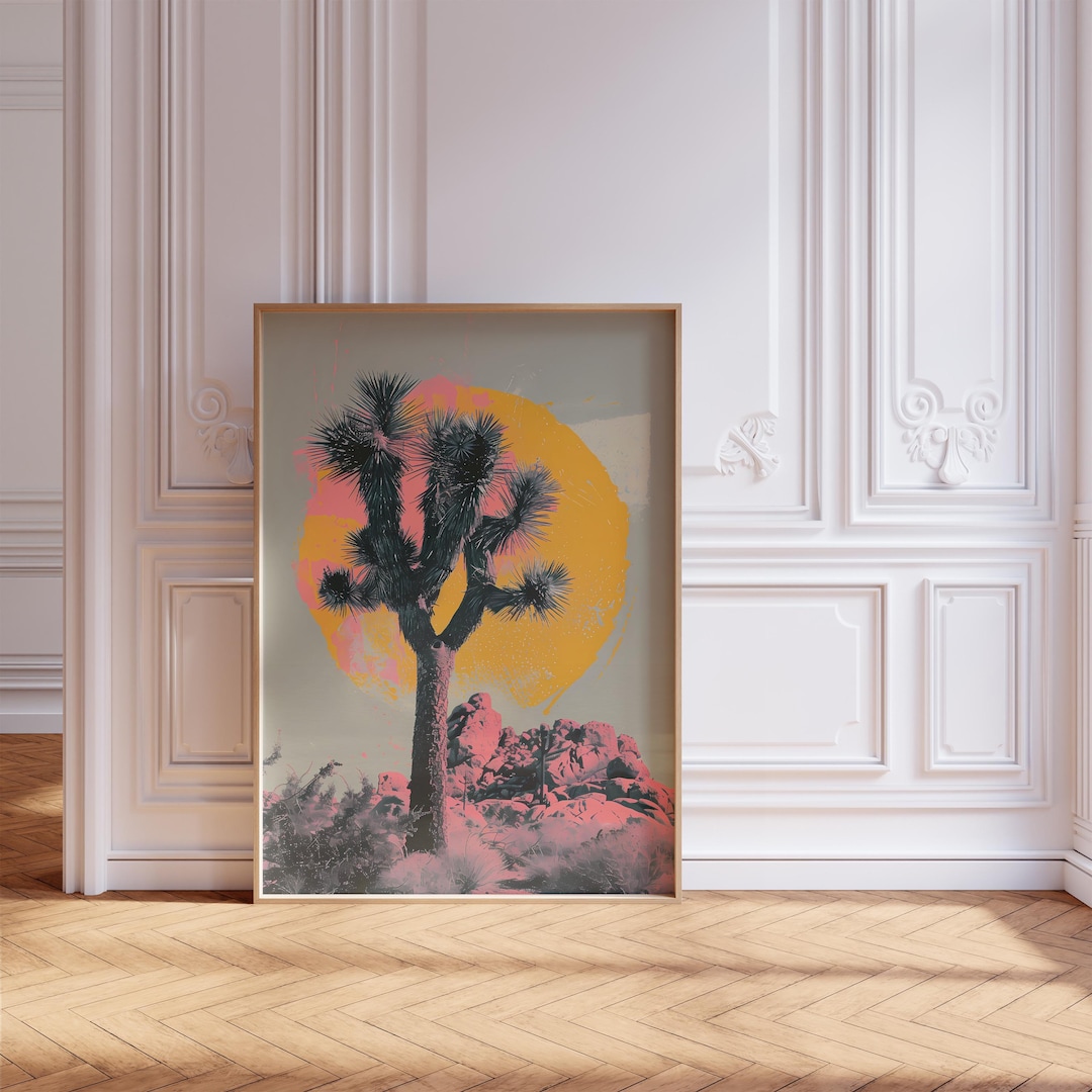 Joshua Tree Art Print, Digital Download, National Park Poster ...