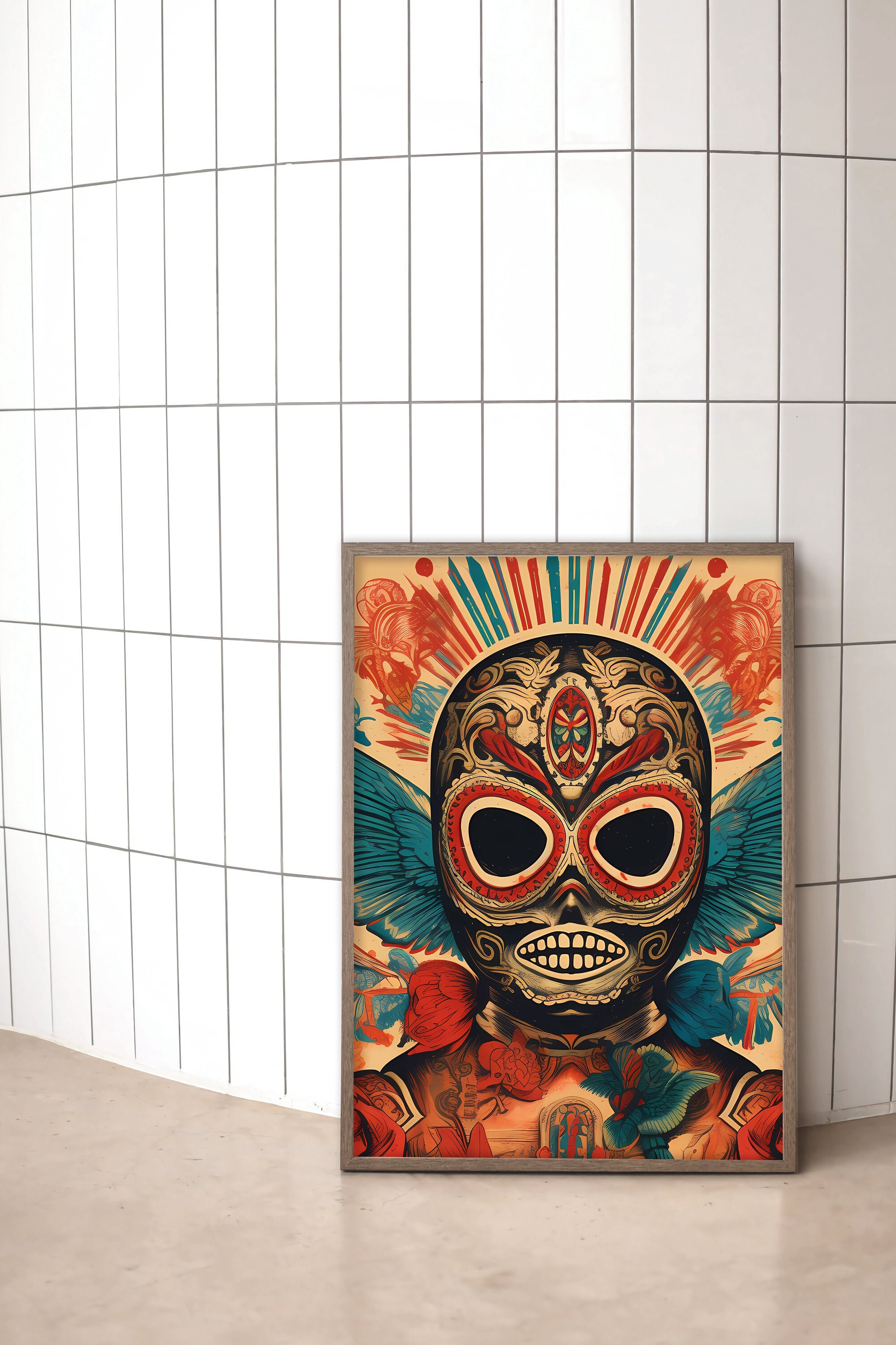 Lucha Libre Art Print Digital Download Printable Wall Art - Etsy