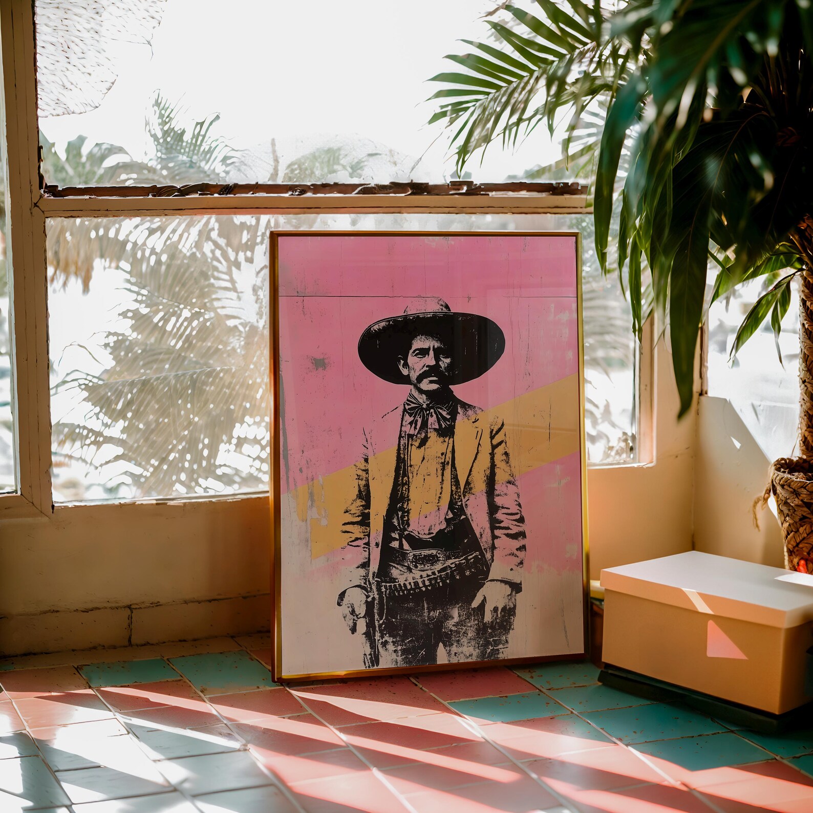 Señor Cowboy Art Print • Western Aesthetic Decor • Southwest Wall Art ...