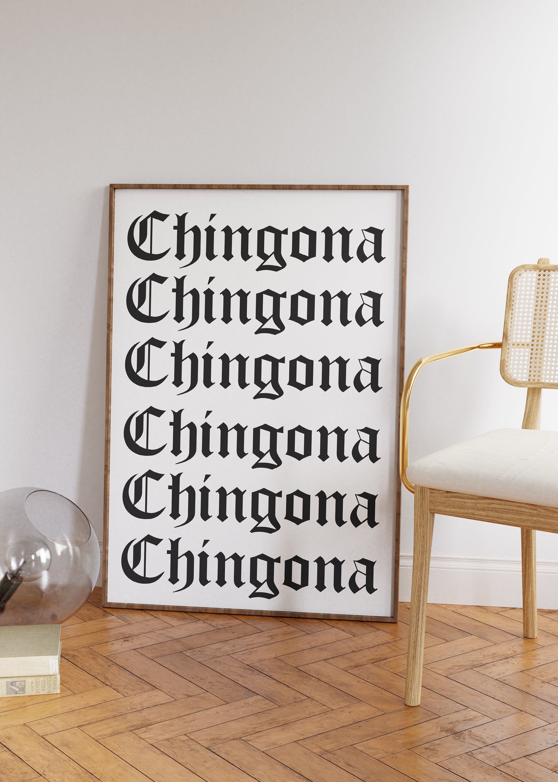 Chingona Art Print, Chingona Vibes Wall Decor, Digital Download - Etsy