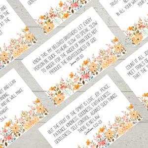 ESV Scripture Cards 5.5x8.5 Printable Memory Verse Cards - Etsy
