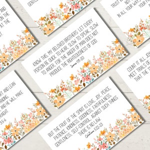 ESV Scripture Cards - 5.5x8.5 Printable Memory Verse Cards - Etsy