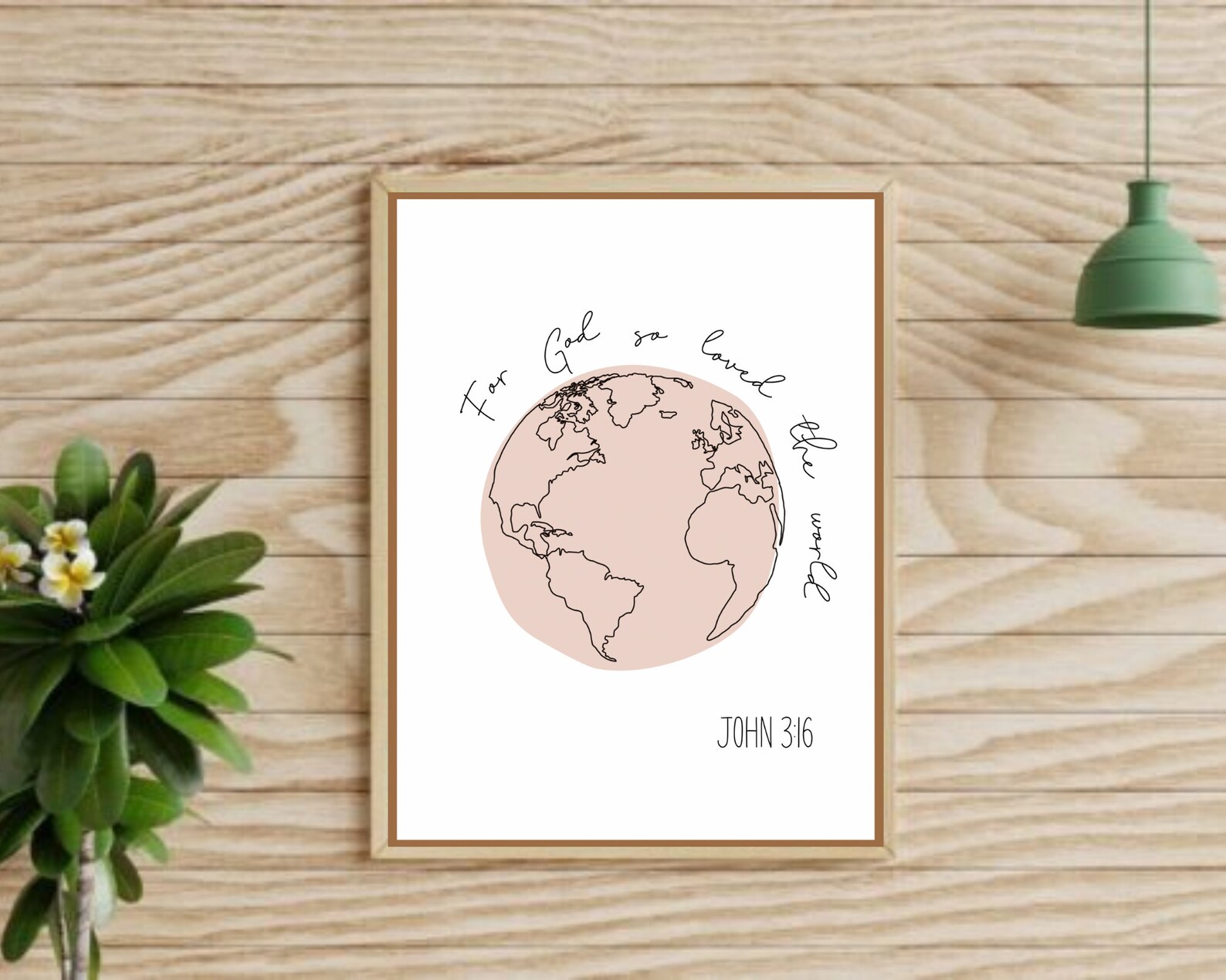 John 3:16 , ' for God so Loved the World'' Bible Verse Art, Scripture ...