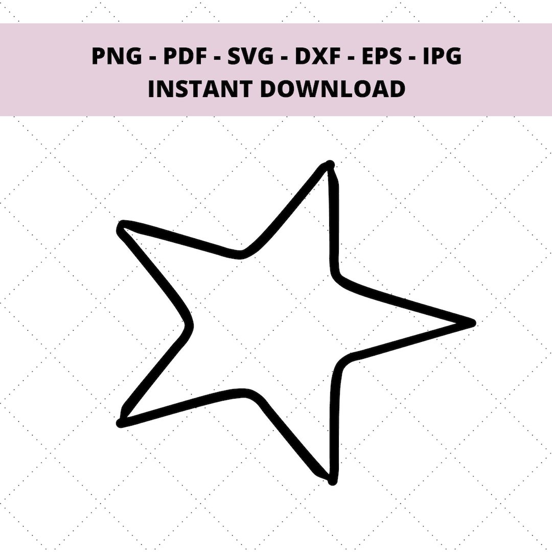 Stern SVG, Stern Umriss SVG, Stern schneiden Datei, Stern-Vektor ...