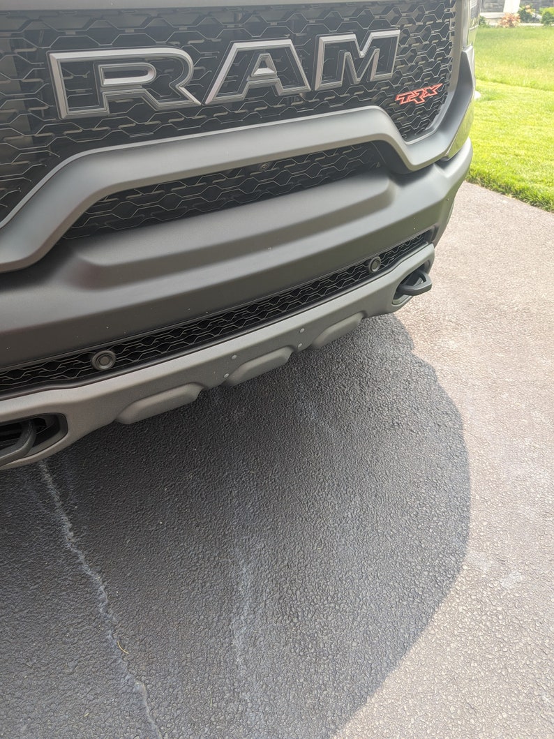 Ram TRX License Plate Hole Plugs - Color Matched to Skid Plate - Etsy