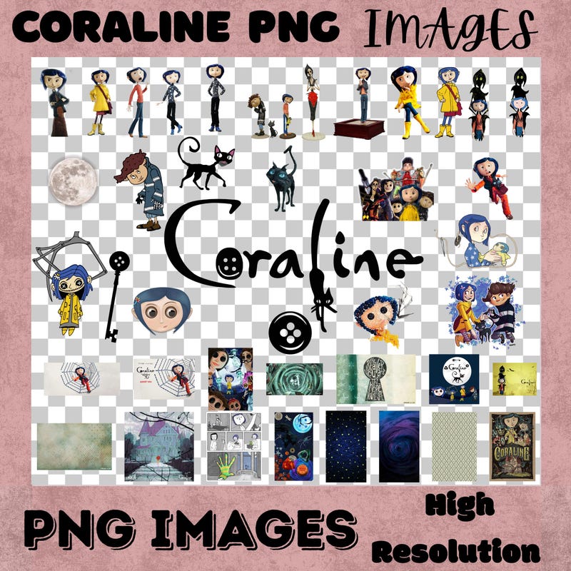 Png Halloween Coraline - Etsy