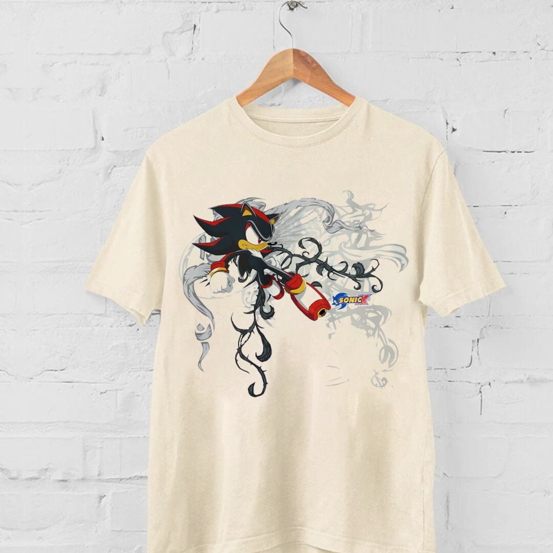Sonic Shadow the Hedgehog Shirt Cartoon Sonic X T-shirt - Etsy